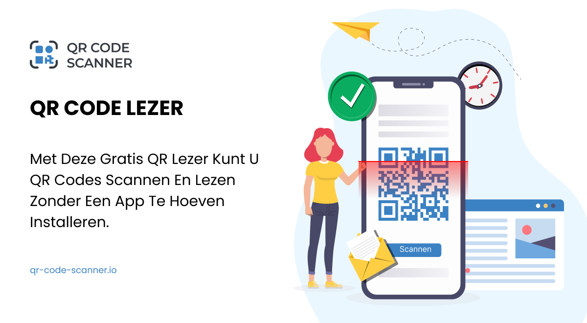 QR Code Scannen met onze Gratis QR Lezer